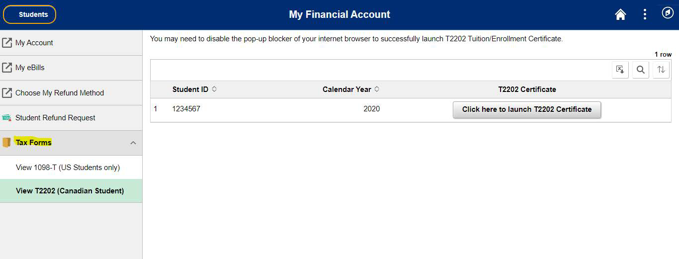 T2202 – Tuition Enrollment Certificate | New York Tech - Vancouver